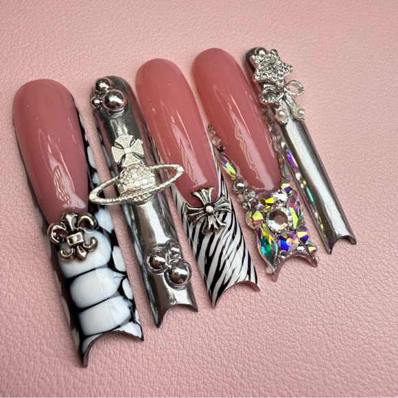 Makeup | Custom Luxury Press On Nails Handmade Press On Nails | Poshmark